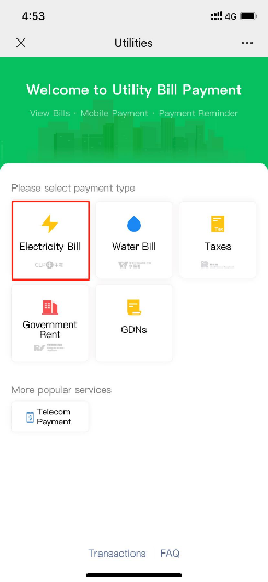Payment methods (Residential)