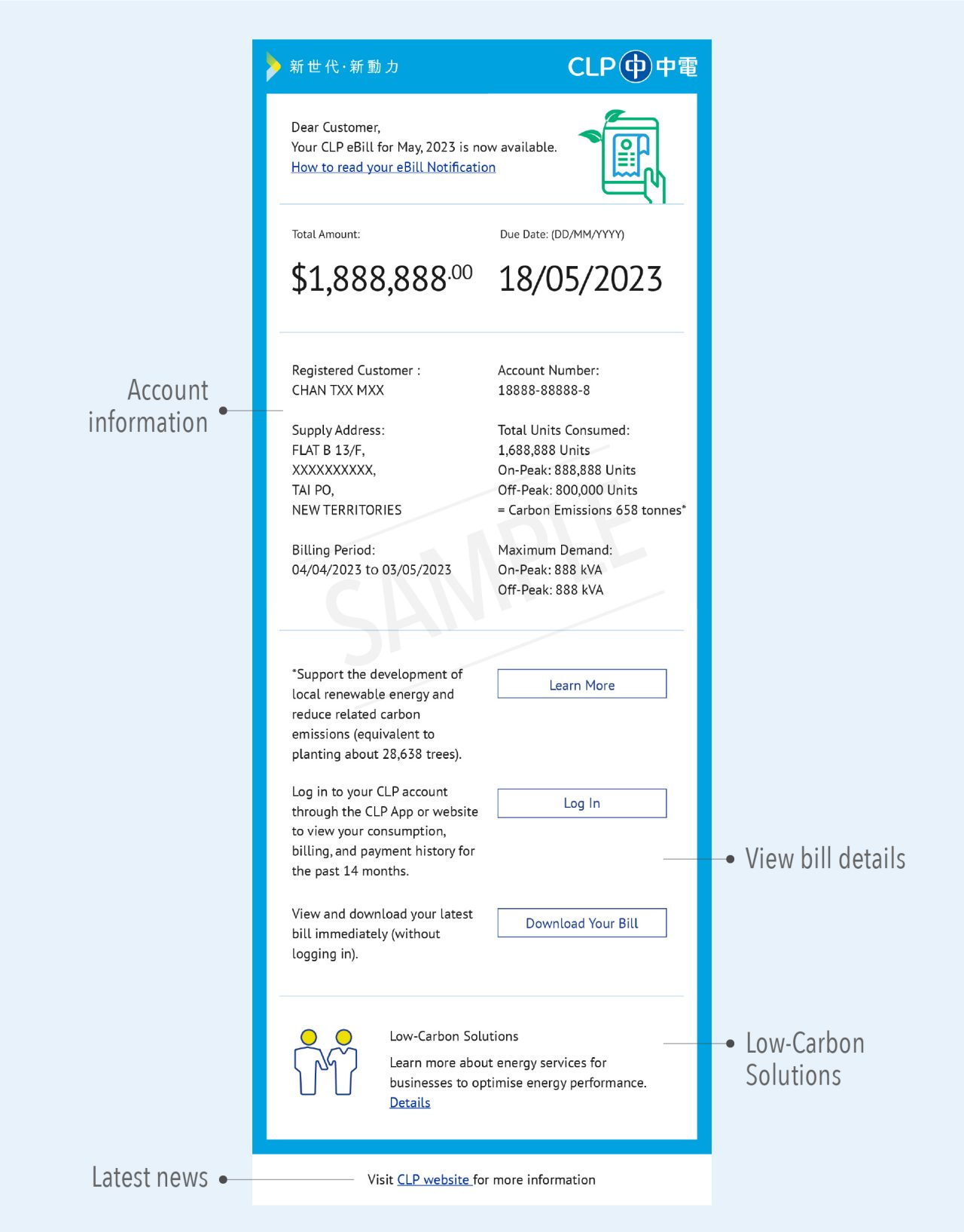 Sign up for eBill (Business)